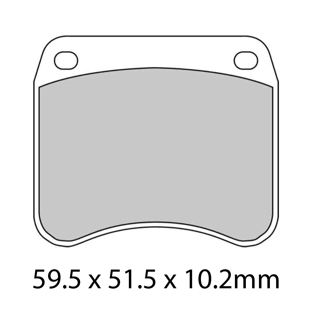 FERODO BRAKE PADS FDB342 CPRO CARBON CERAMIC RACING | GP Wholesale