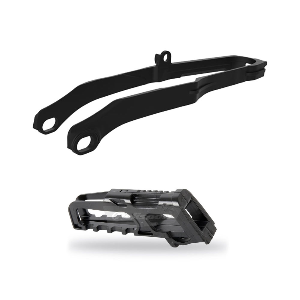 CHAIN GUIDE & SLIDER KIT HONDA BLACK | GP Wholesale