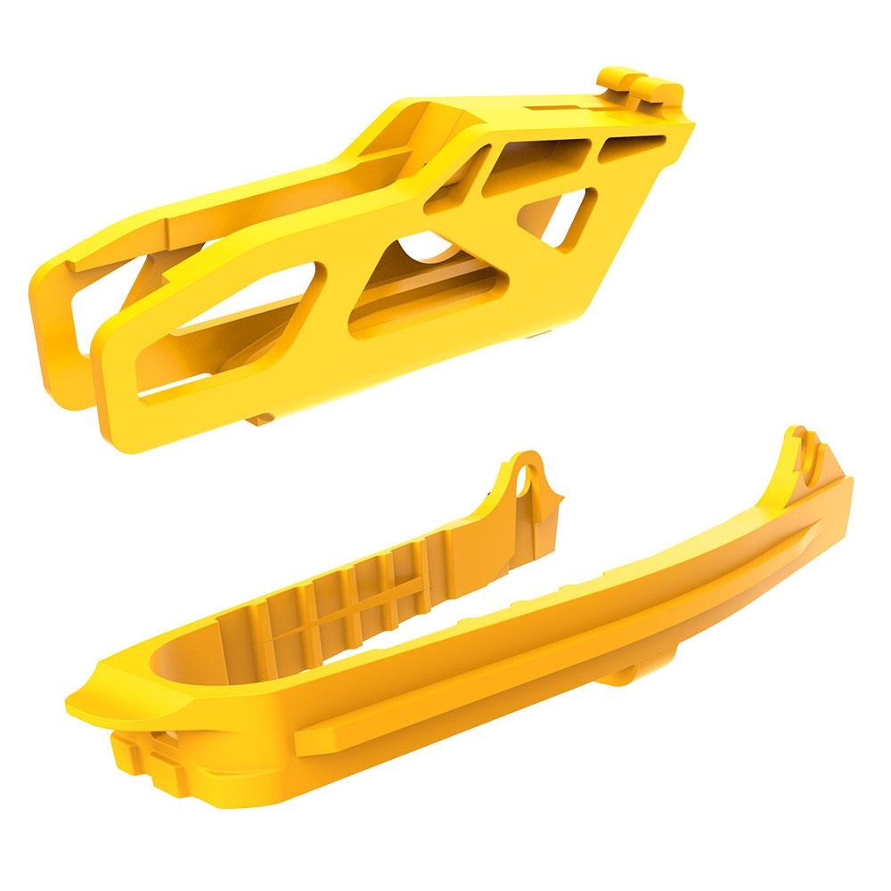 CHAIN GUIDE & SLIDER KIT SUZUKI YELLOW | GP Wholesale