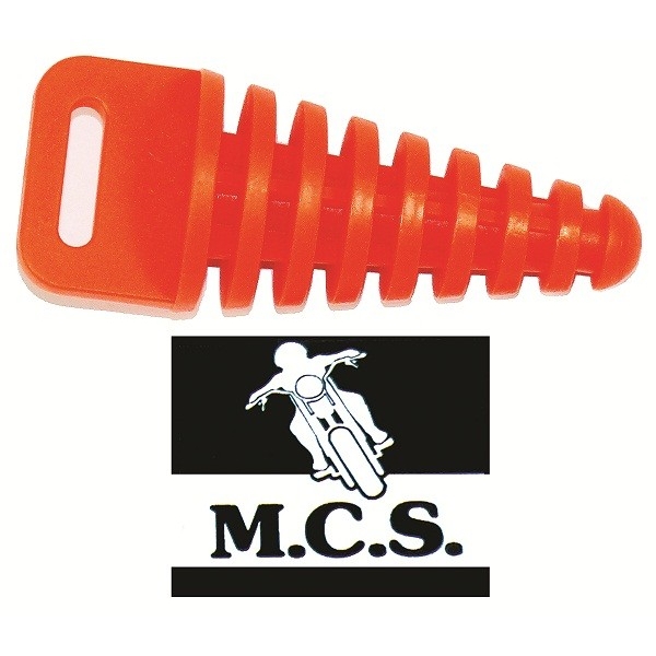 EXHAUST PLUG 2 STROKE - ORANGE | GP Wholesale