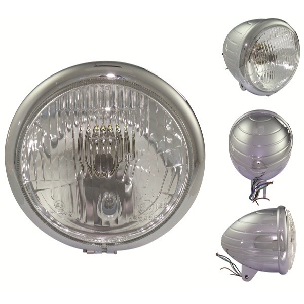 HEADLIGHT CUSTOM BILLET CHROME | GP Wholesale